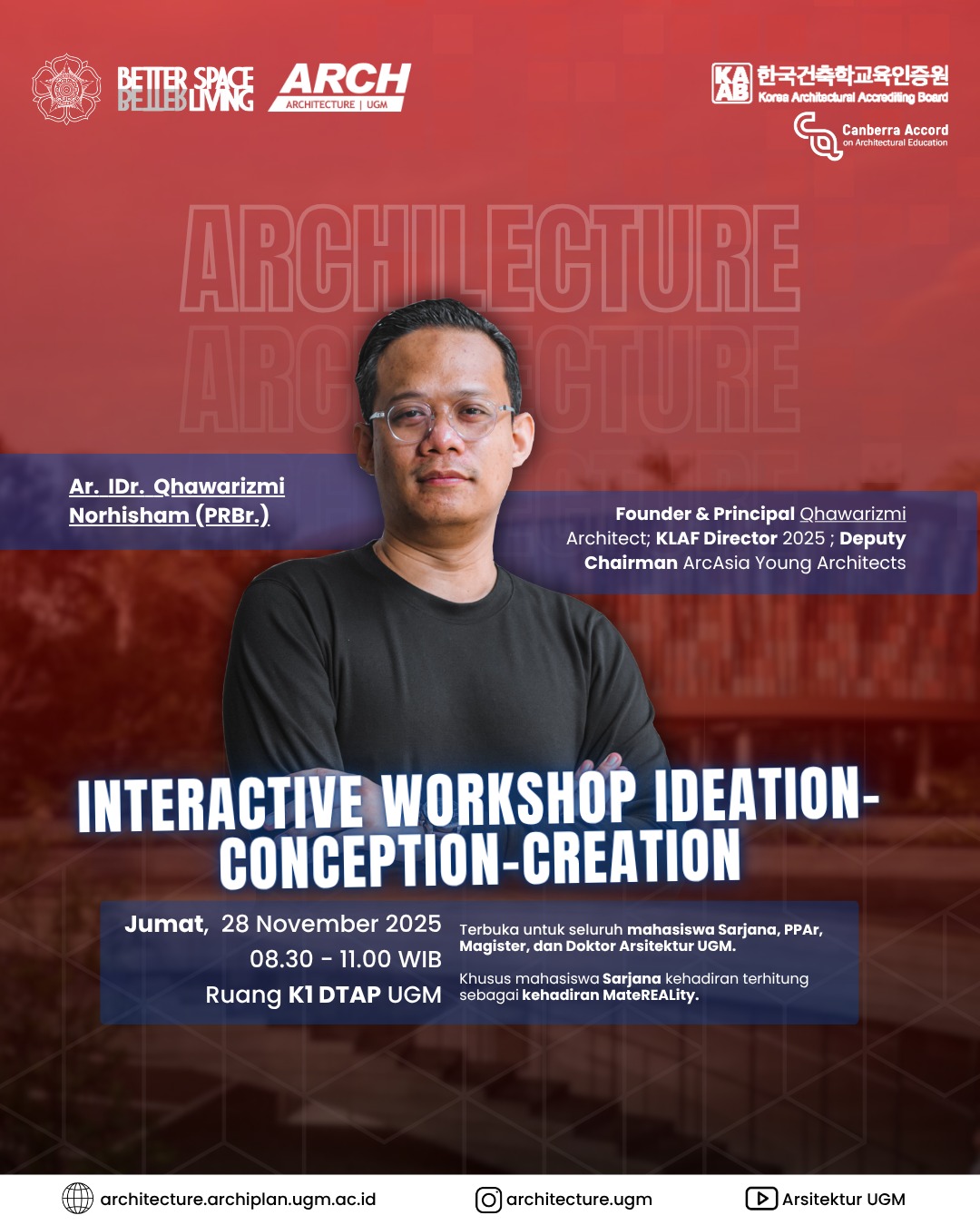 Archilecture: Narrating Design Ideas with Ar. IDr. Qhawarizmi Norhisham ...